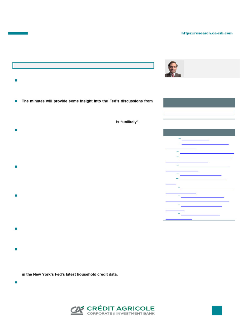 US Macro Weekly: May 2024 Insights | PDF | Recession | Monetary Policy
