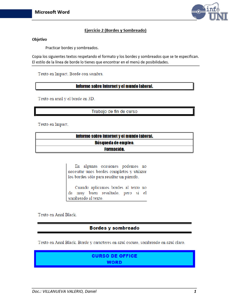 Ejercicio 2 - Bordes y Sombreado | PDF