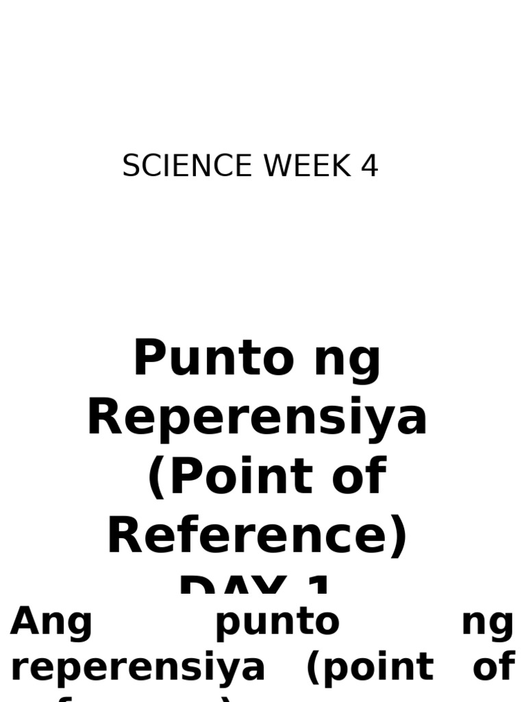 Science Week 4 | PDF