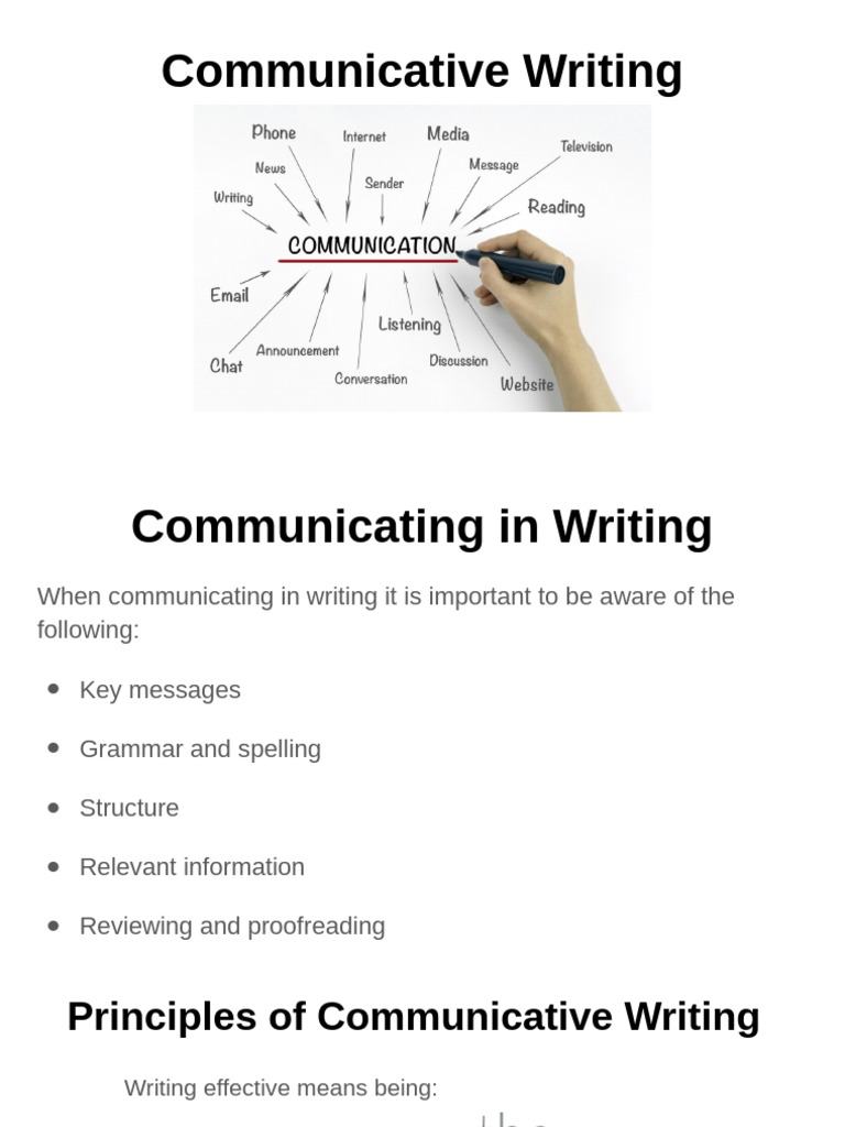 Effective Communicative Writing Tips | PDF