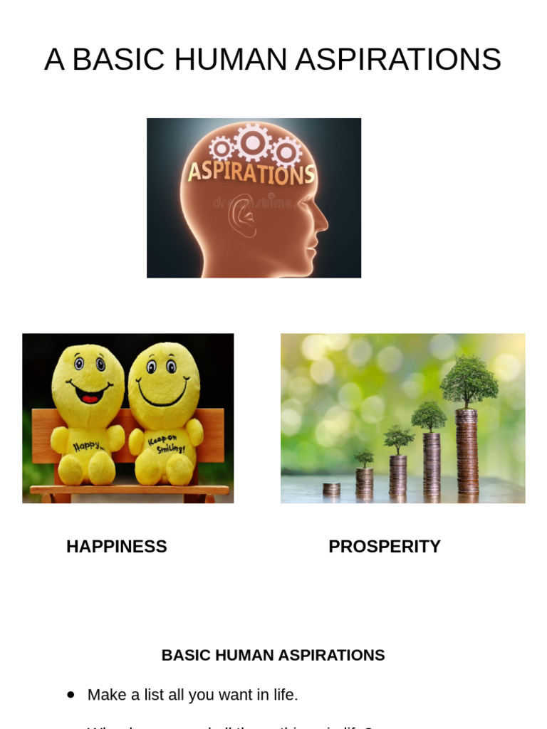 1.3 A Basic Human Aspirations | PDF