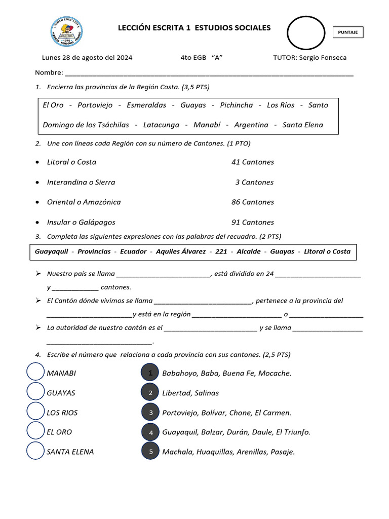 Lección 1 Eess. | PDF