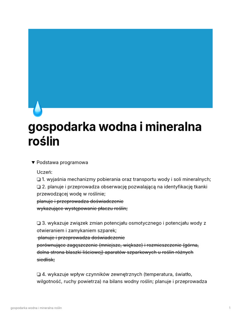 Gospodarka Wodna I Mineralna Rolin | PDF