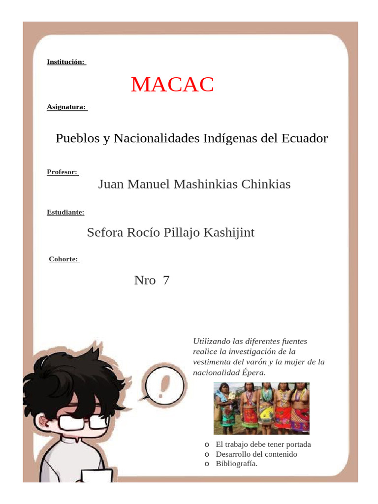 Vestimenta Épera: Tradición y Cambio | PDF | Ropa | Ecuador