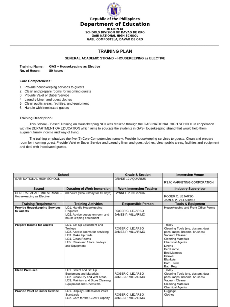 TRAINING-DESIGN | PDF | Industrial Processes | Secondary Sector Of The ...