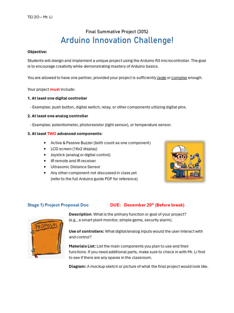 Summative Final Project | PDF | Arduino | Computer Engineering