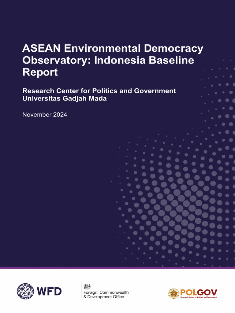 2. ASEAN EDO Indonesia Baseline Report | PDF | Policy | Governance