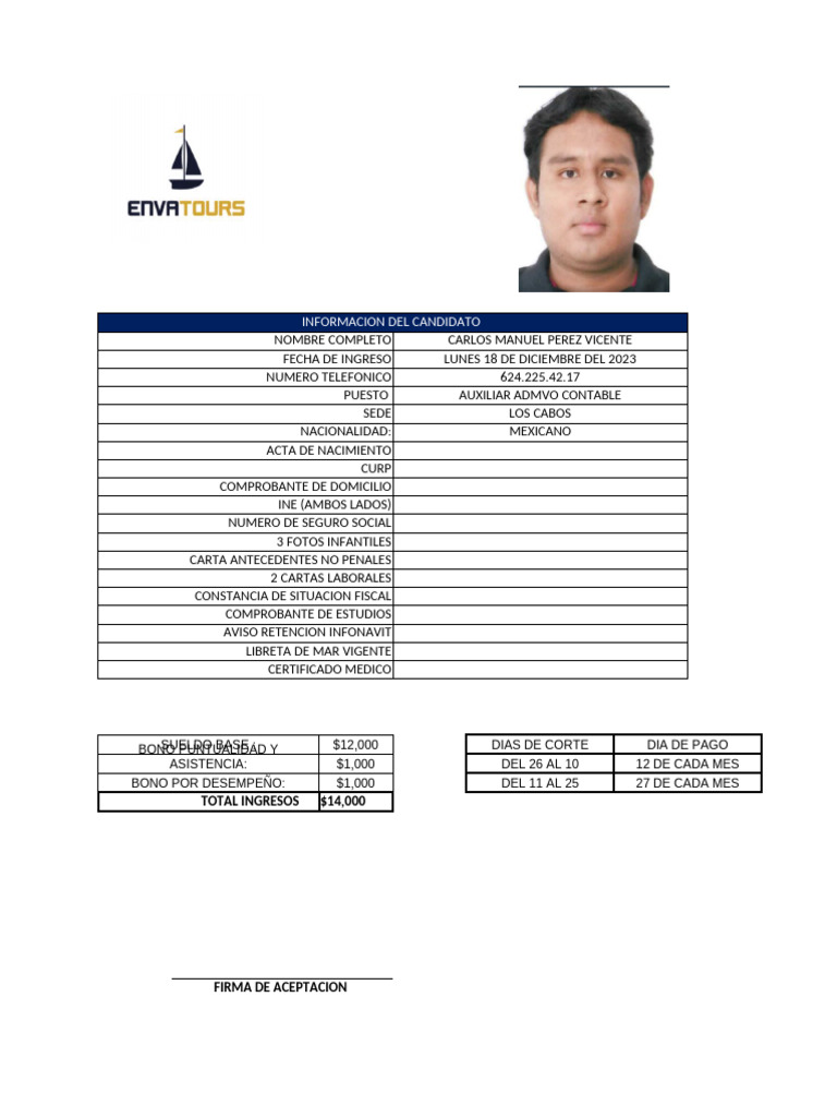 Documentos Oficial Expediente | PDF