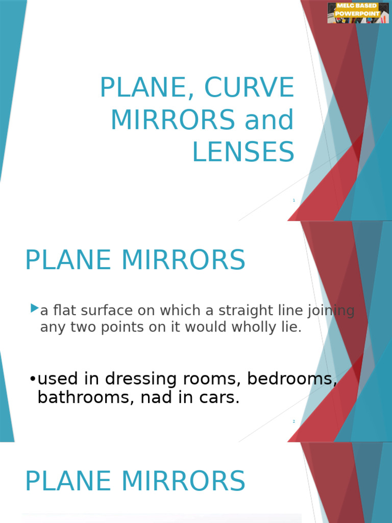 G10 Science Q2-W6-7 - Plane Curve Mirrors | PDF | Mirror | Glass ...
