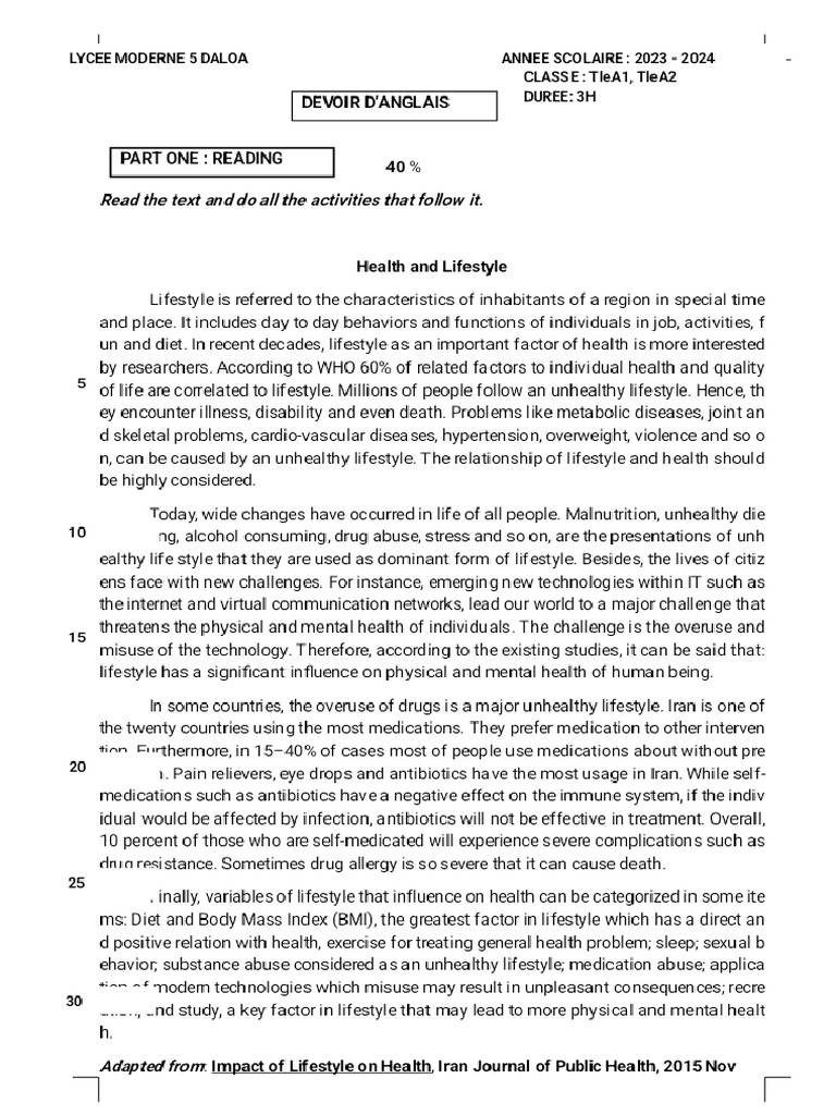 DEVOIR Tle Lifestyle 2_Phoenix | PDF