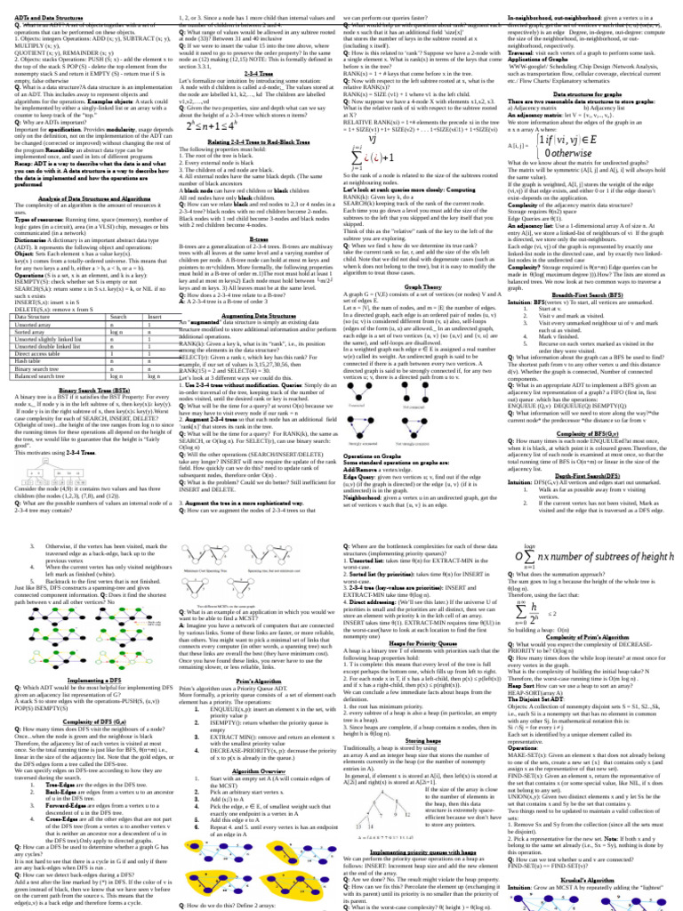 Csc263 Cheat Sheet.docx 