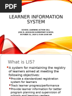 Accomplishment Report On LIS 2024-2025 | PDF | Information Technology ...