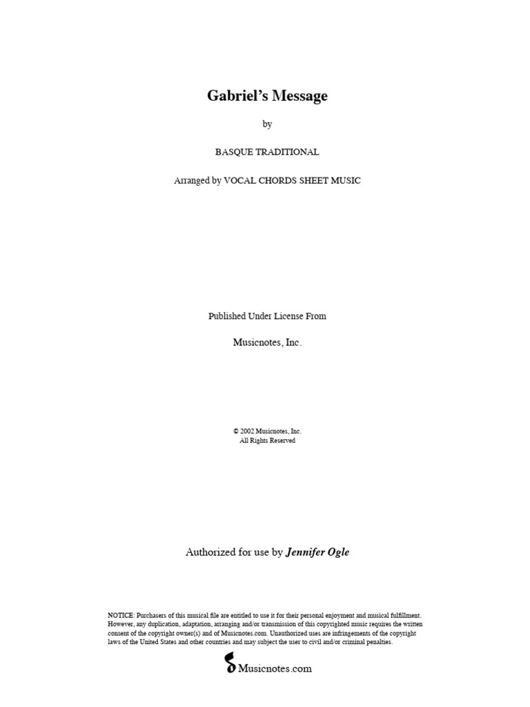 Gabriel's Message | PDF | Freedom Of Expression Law | Business Law