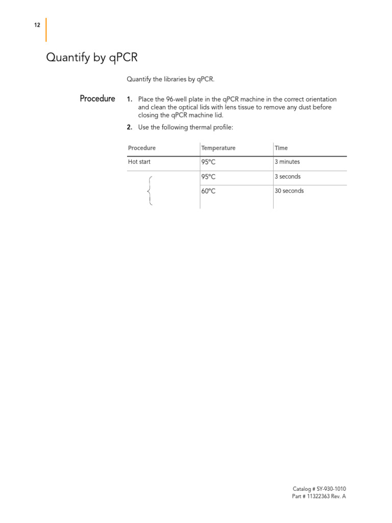 QPCR Quant Protocol Guide 11322363 A 12 | PDF
