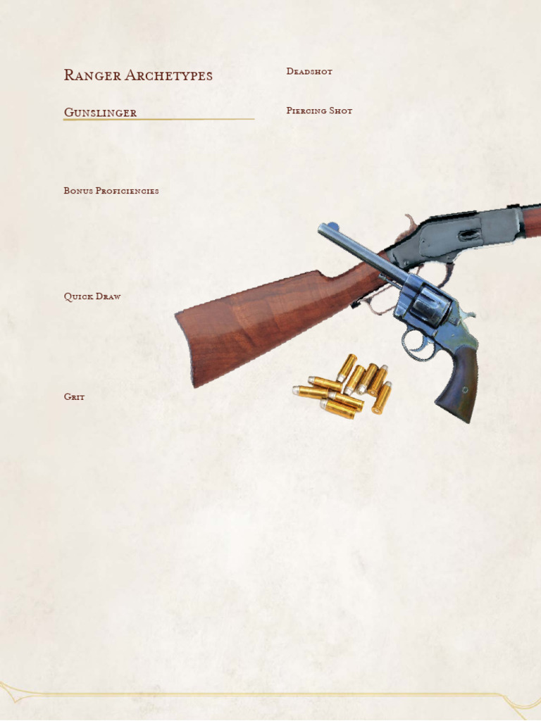 Gunslinger | PDF | Gunfighter | Firearms