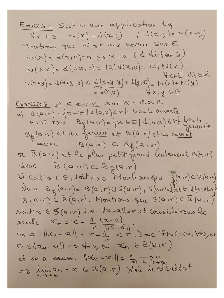 Solutions Exos Supp Pdf