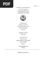 Jessup Applicant Memorial | PDF | International Law | Jurisdiction