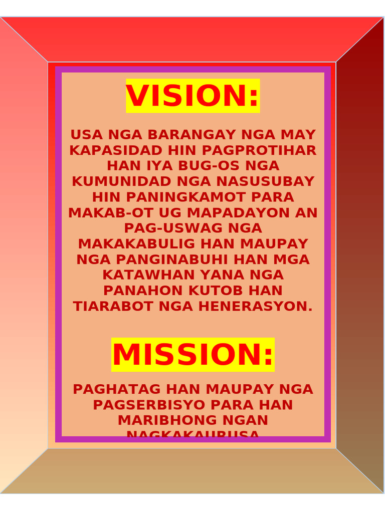 Final Mission Vision | PDF