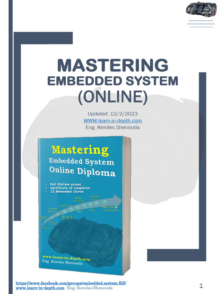 Embedded Systems Mastery Course | PDF | Computer Hardware | Computer Programming