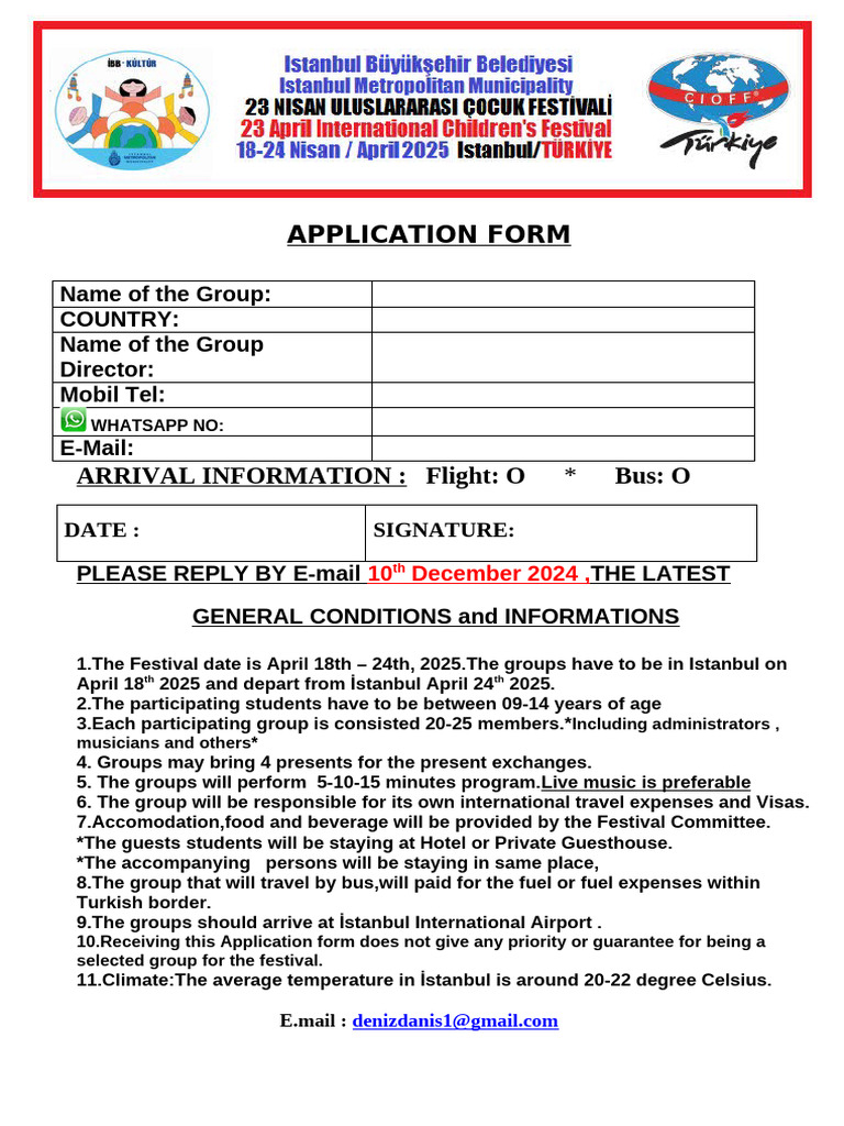 Ibb 2025 App.form | PDF