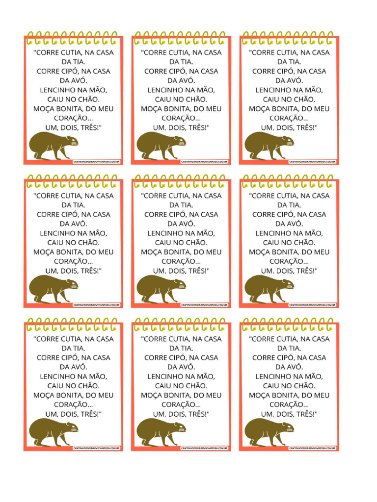 Parlenda Corre Cotia | PDF