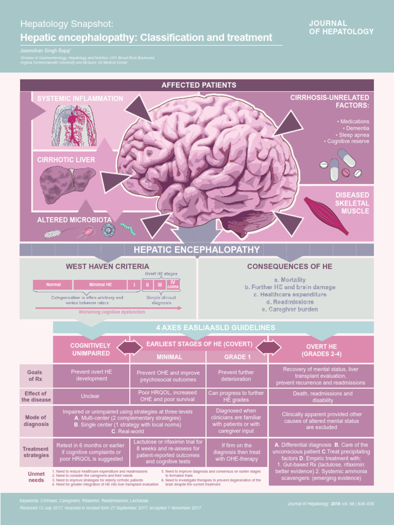 Hepatic Encephalopathy: Classification & Treatment | PDF | Cirrhosis ...
