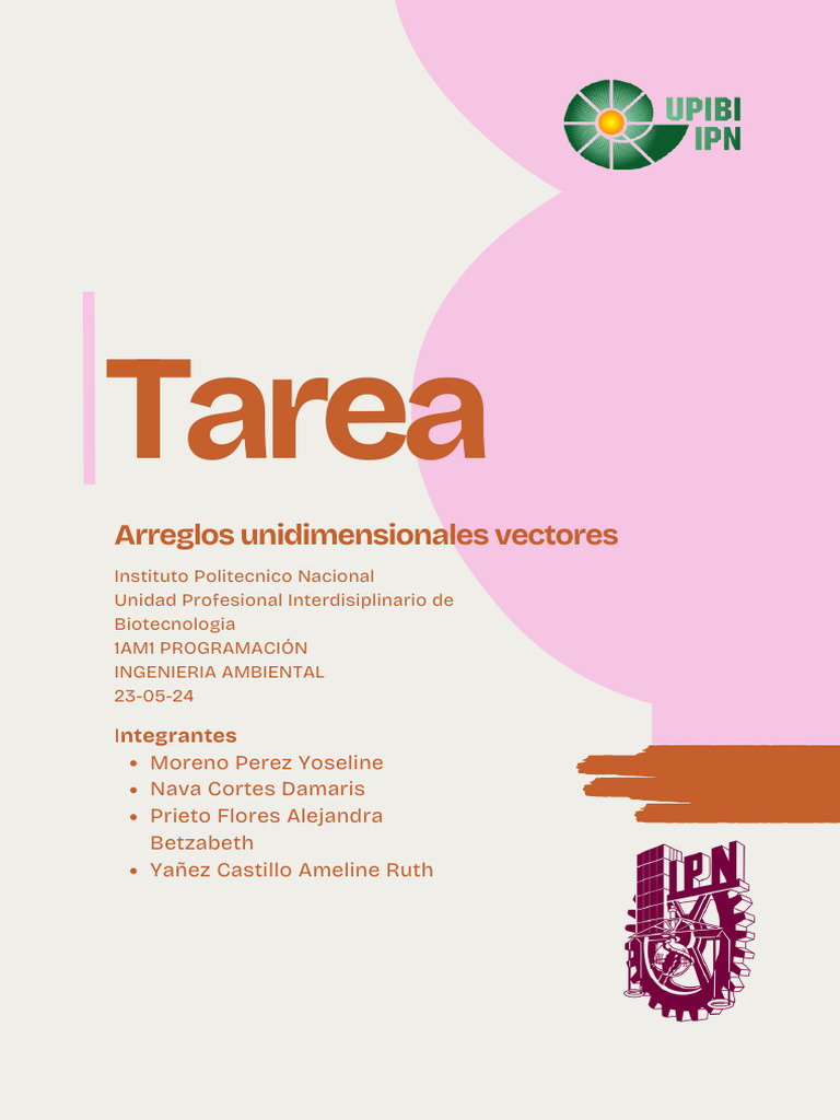 Tarea de Programación-Vectores | PDF | Algoritmos | Ciencias de la ...