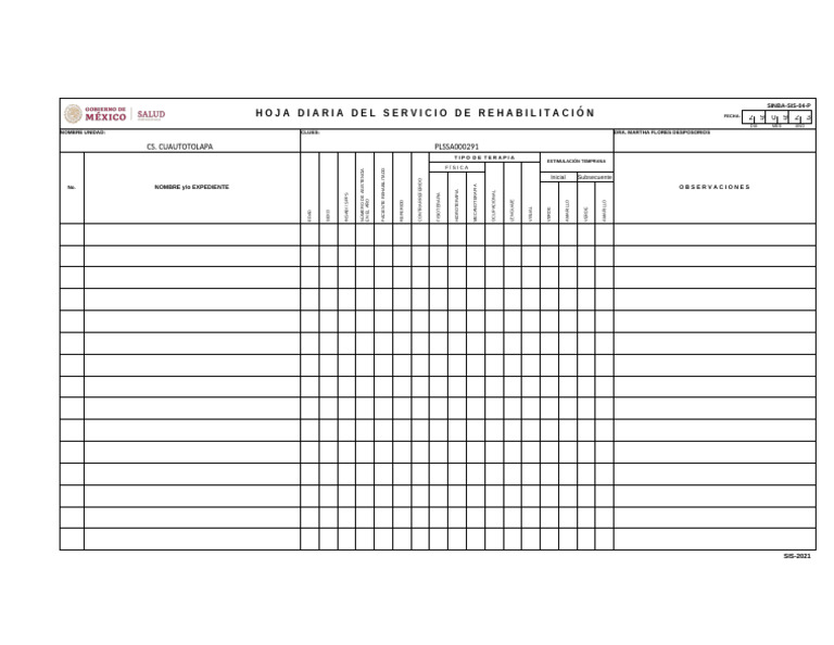 Formato Para Edi | PDF | Especialidades Medicas | Medicina CLINICA