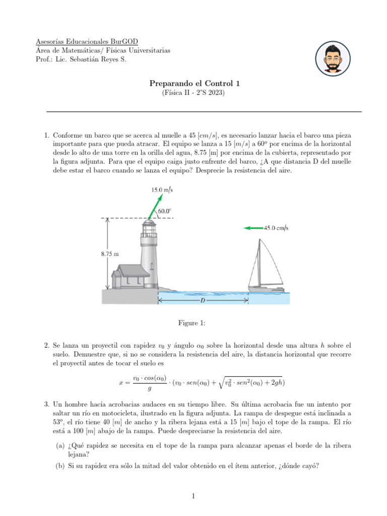Preparando_el_Control_1___Física_II | PDF | Cohete