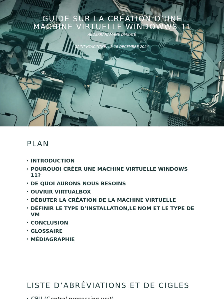 Guide Sur La Création D'une Machine Virtuelle Windowws | PDF | Mémoire (informatique) | Machine ...