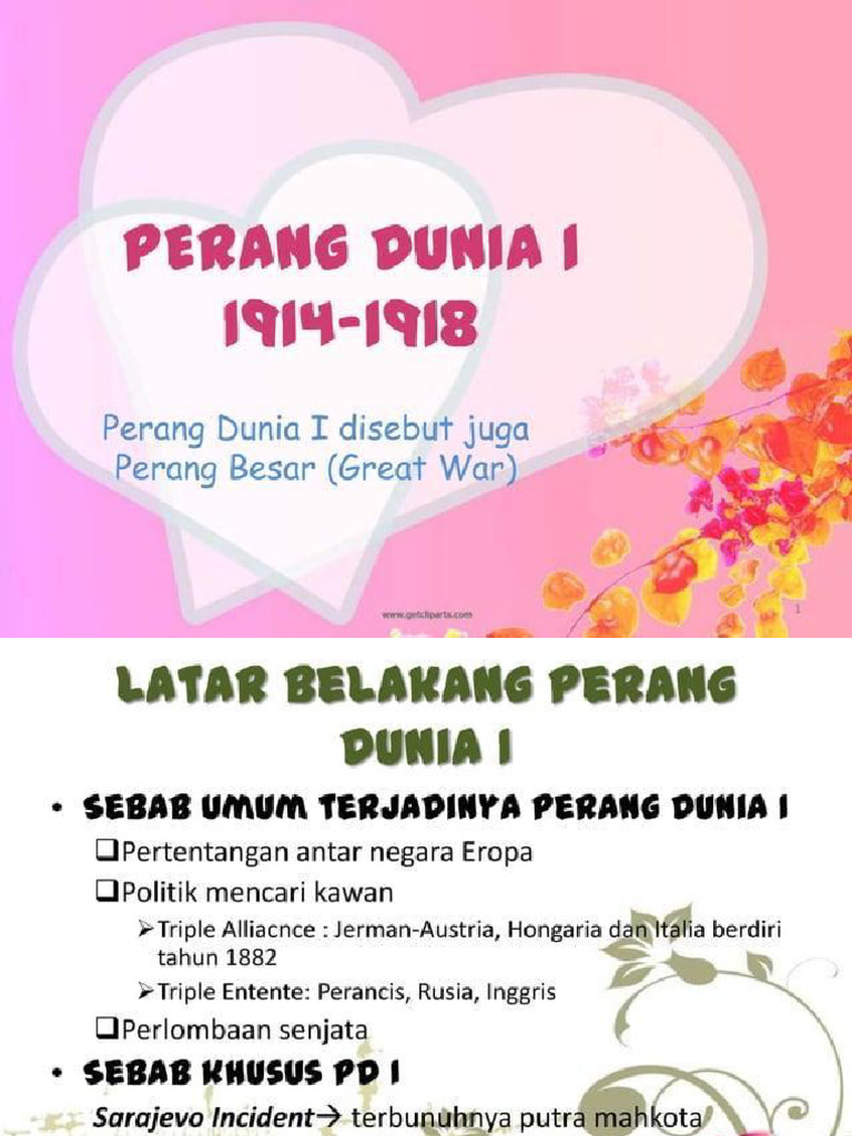 Perang Dunia 1 | PDF