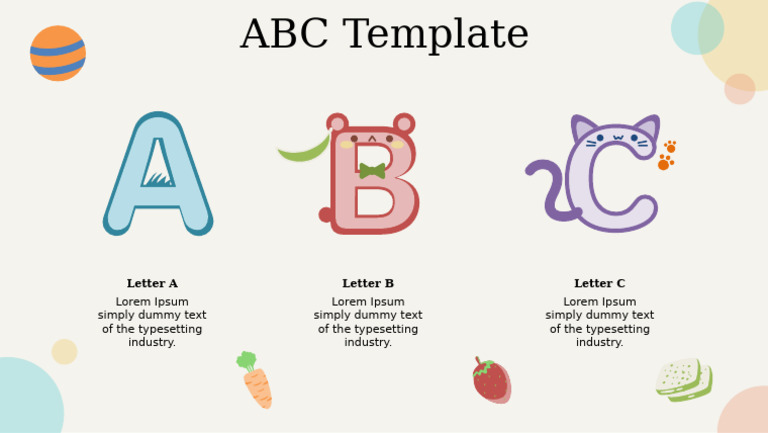 65262 ABC Template | PDF