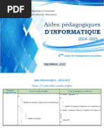 Curriculum Informatique 1ère Année 2025 | PDF | Pédagogie ...