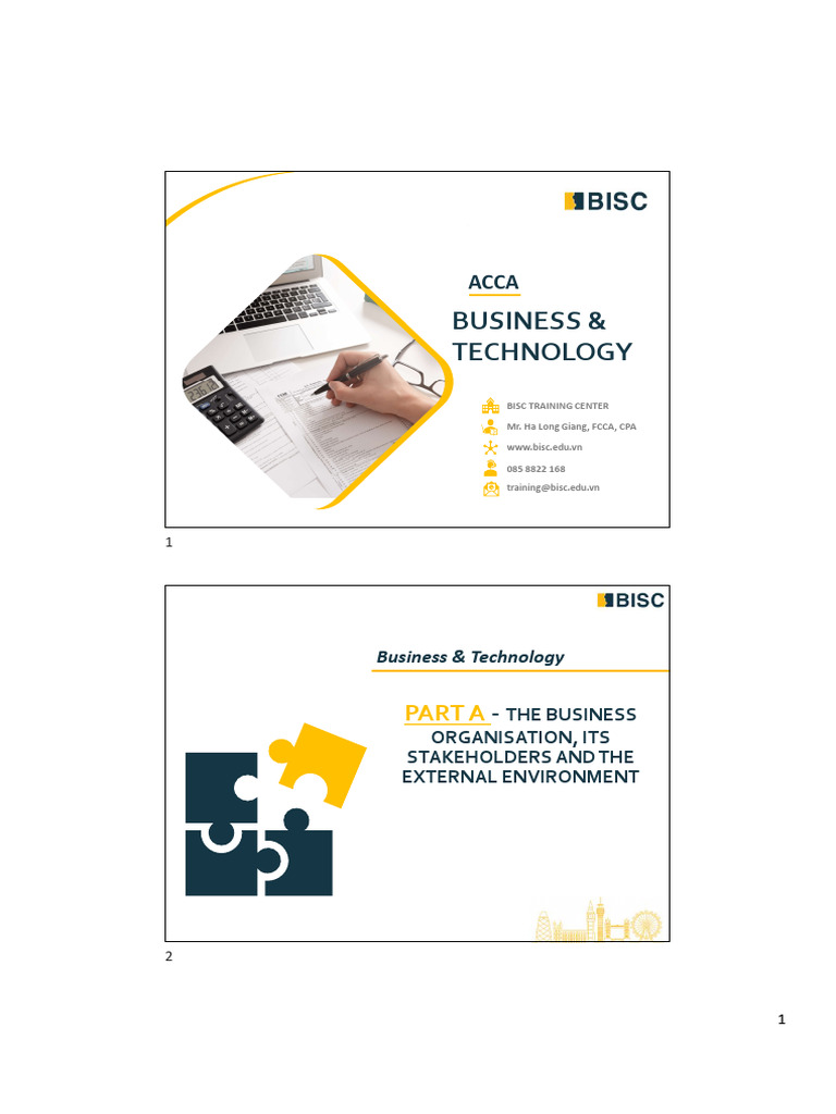 BT - Chapter 1 - Business Organisations and Their Stakeholders | PDF | Non Governmental ...