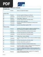 Academic Calendar - CCRI | PDF | Academic Term