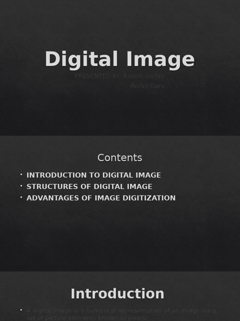 Digital image-1 | PDF | Pixel | Digital Image