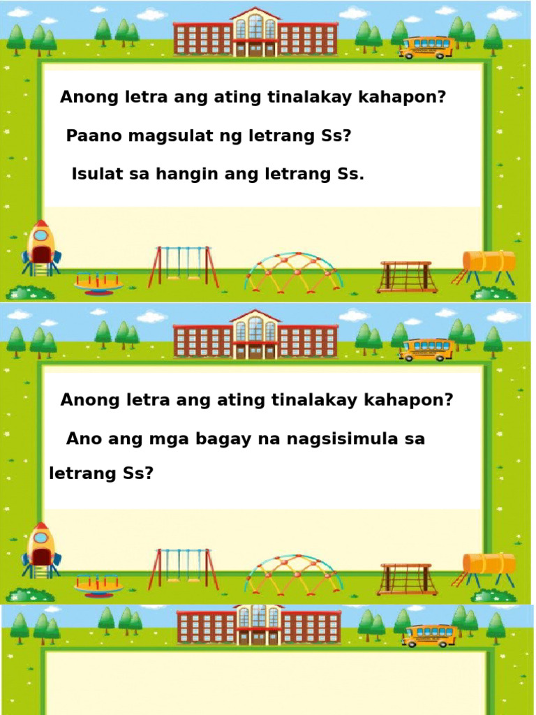 Kindergarten Day 2 Part 4 | PDF