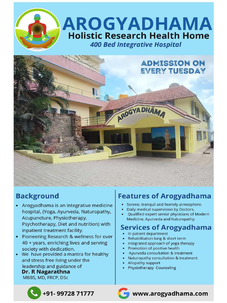 Arogyadhama Brochure August 2024 | PDF