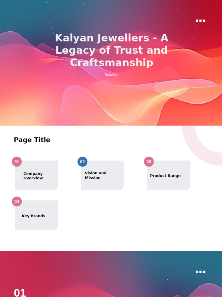 AIPPTMaker - Kalyan Jewellers - A Legacy of Trust and Craftsmanship | PDF | Jewellery | Brand