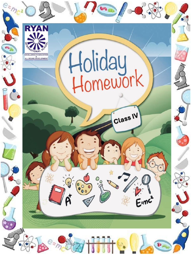 Class 4 Winter Holiday Homework 2024-25 | PDF | Litre | Kilogram