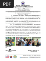 Matatag Accomplishment Narrative Report | PDF