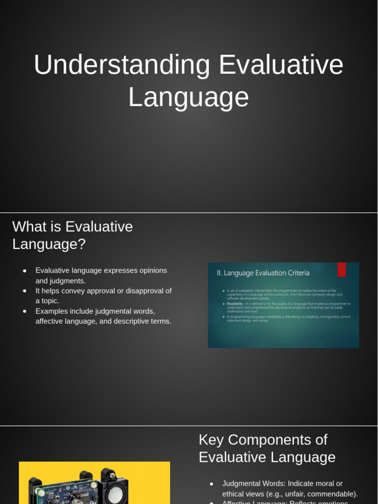 evaluative language | PDF | Attitude (Psychology) | Affect (Psychology)