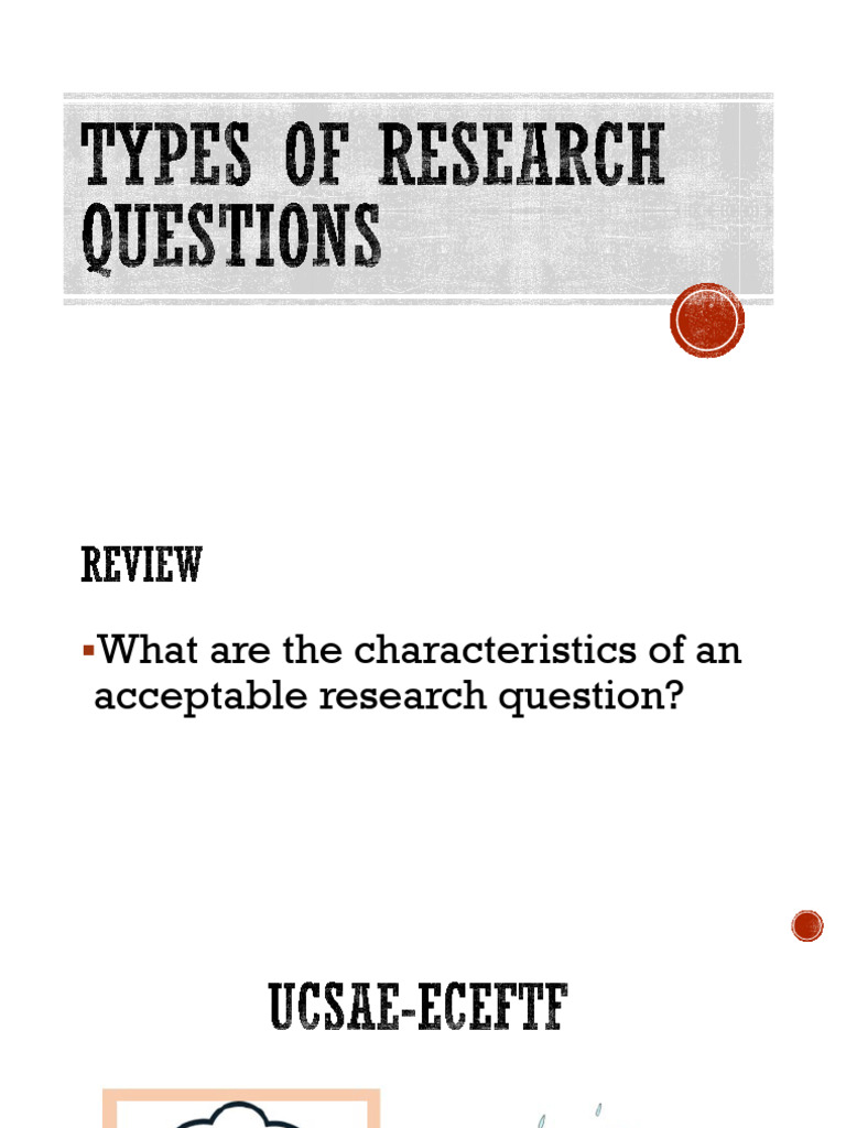 Types of Research Questions | PDF | Dietary Fiber | Diet & Nutrition