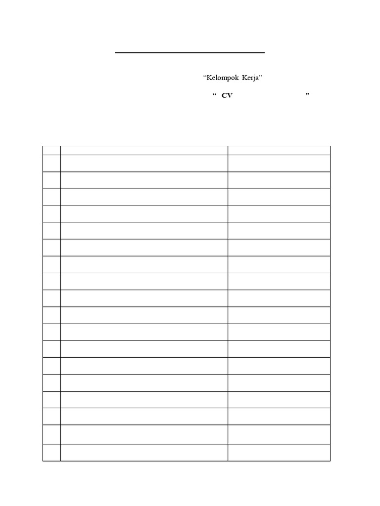 Surat Pernyataan Dukungan Cv. JM | PDF