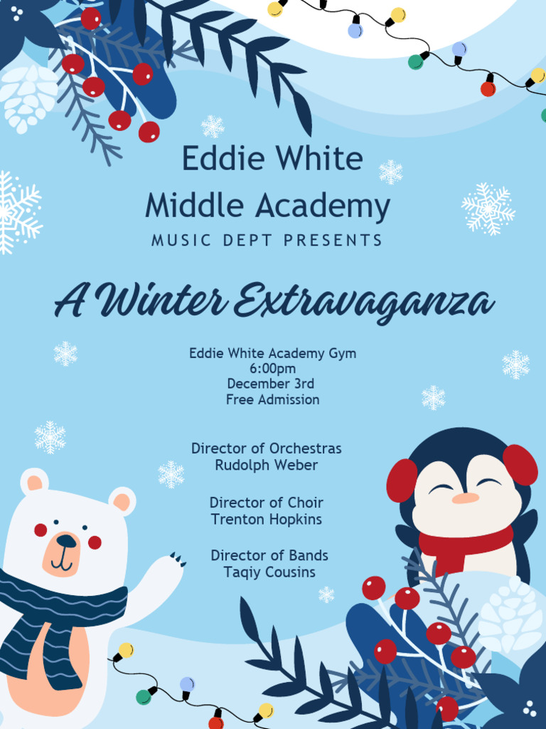 EWMA Winter Concert Poster | PDF