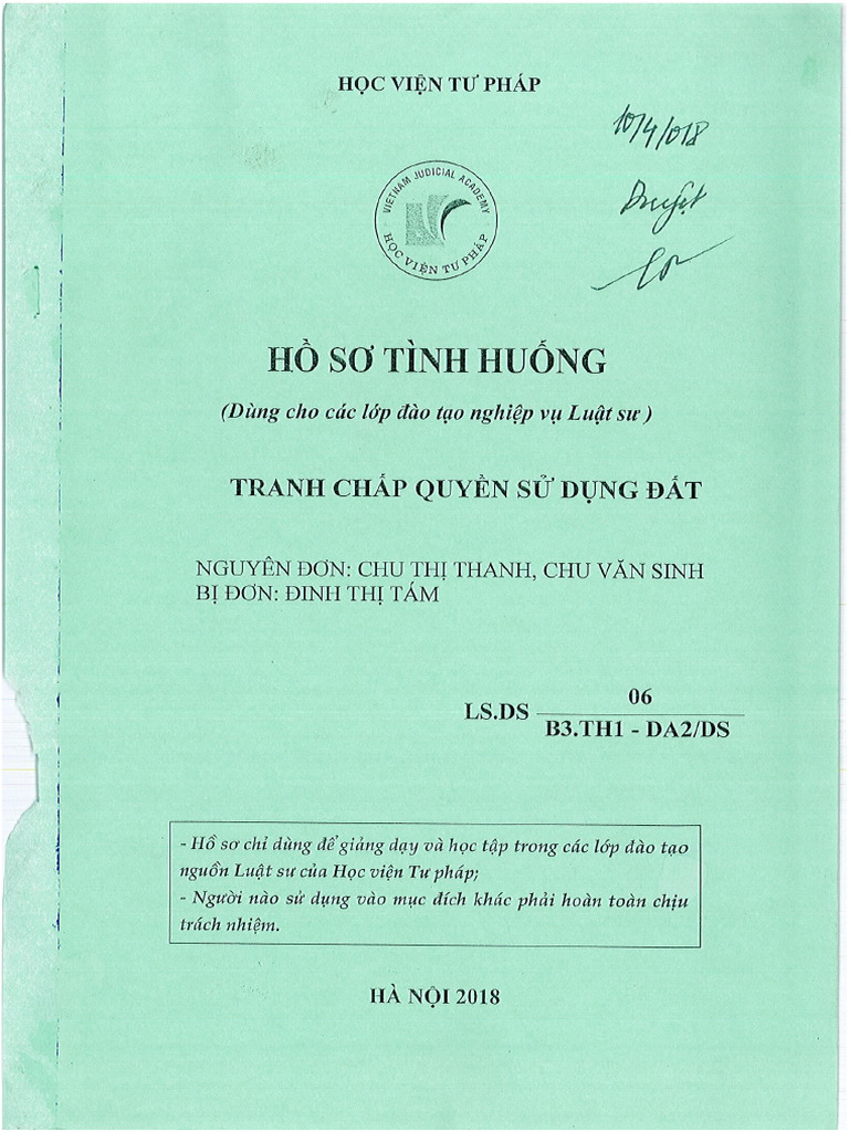 Ho So Dan Su So 06 - DS - 2018 | PDF