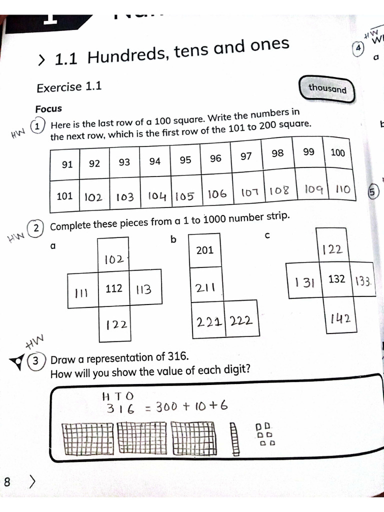 Math WB Unit 1 Complete | PDF