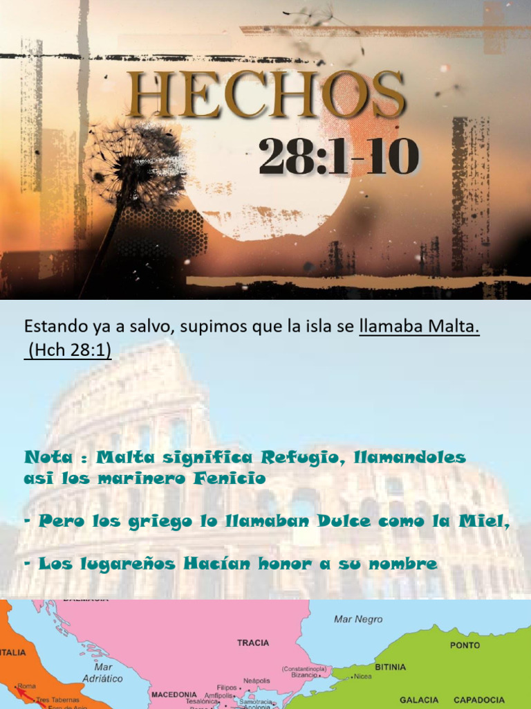 Hechos 28 | PDF | Pablo el apóstol | Jesús