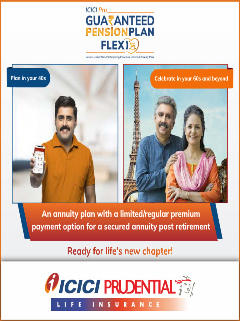 ICICI Pru Guaranteed Pension Plan | PDF | Annuity (European) | Insurance