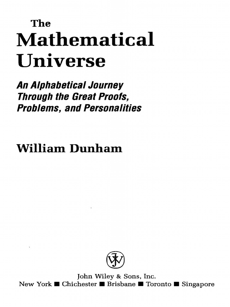 The Mathematical Universe An Alphabetical Journ... (Z-Library) 2 | PDF